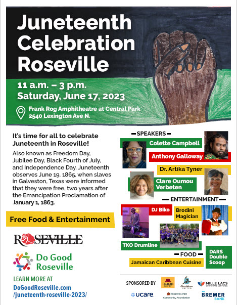 Juneteenth Roseville 2023 – Do Good Roseville