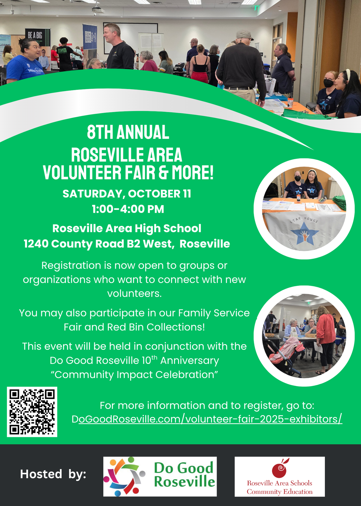 Volunteer Fair 2025 – Exhibitors – Do Good Roseville